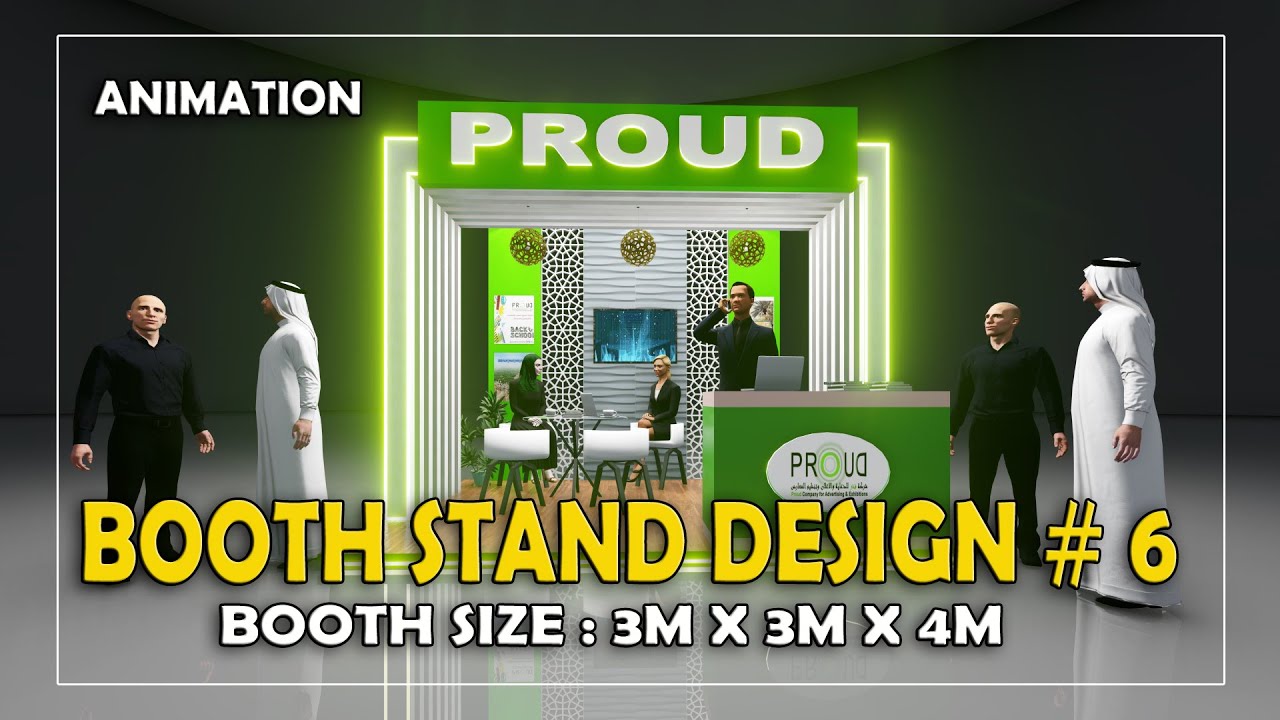 BOOTH DESIGN #6 ANIMATION BY: junliray creations - YouTube