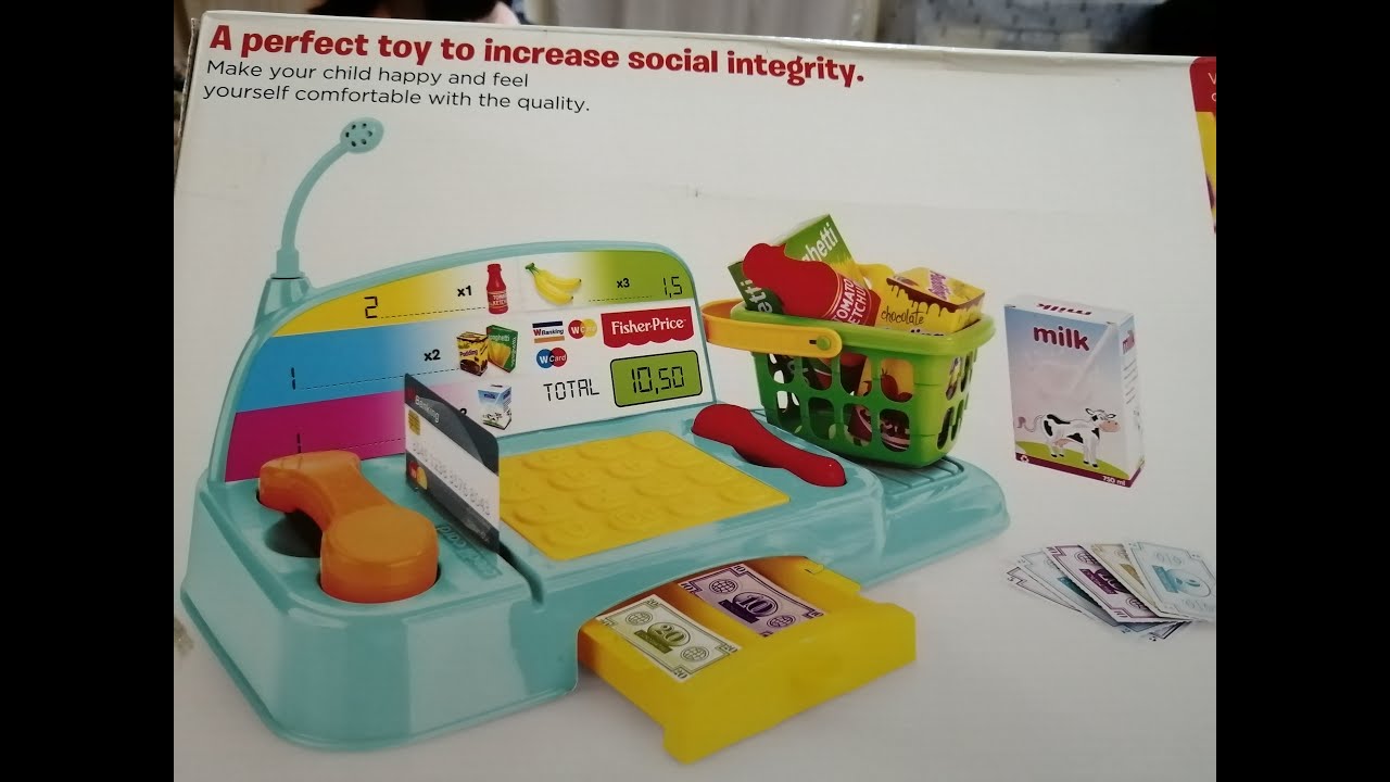 Cash Machine Fisher Price Cashier || My Cash Register Machine unboxing ...