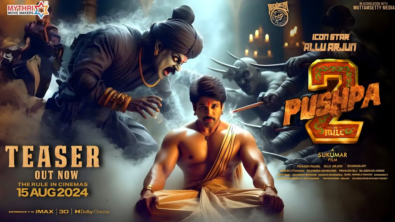 Pushpa 2 The Rule Official Teaser|Pushpa 2 The Rule Teaser|# ...