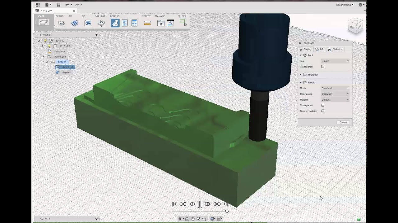 Test - Fusion 360 Ultimate with HSM Works - YouTube