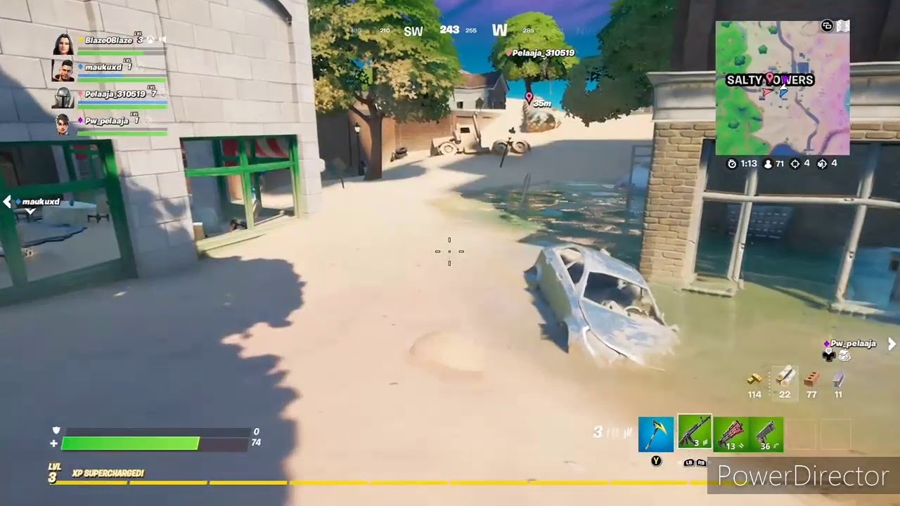 Playing Fortnite squad fill - YouTube
