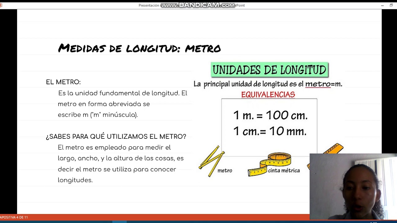 Medidas de longitud: el metro - YouTube