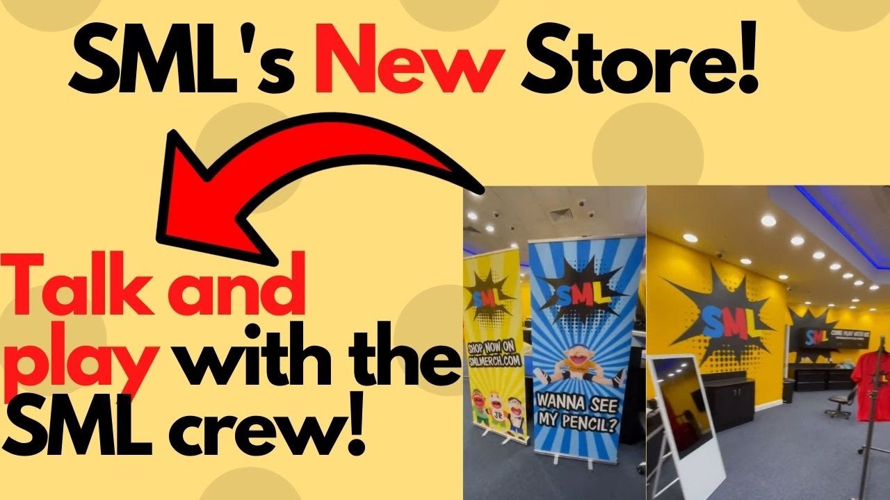 SML'S NEW IN PERSON STORE! (IT LOOKS AMAZING!) - YouTube
