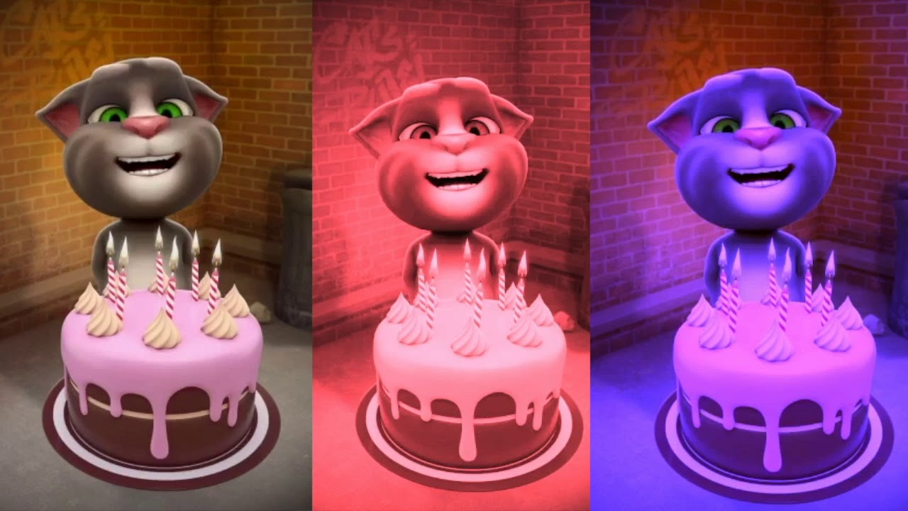 Learn Colors with My Talking Tom Colours for Kids Animation Education ...