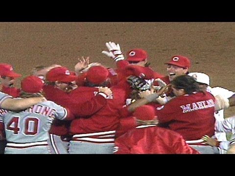 1990 WS Gm4: Reds gewinnen die World Series 1990