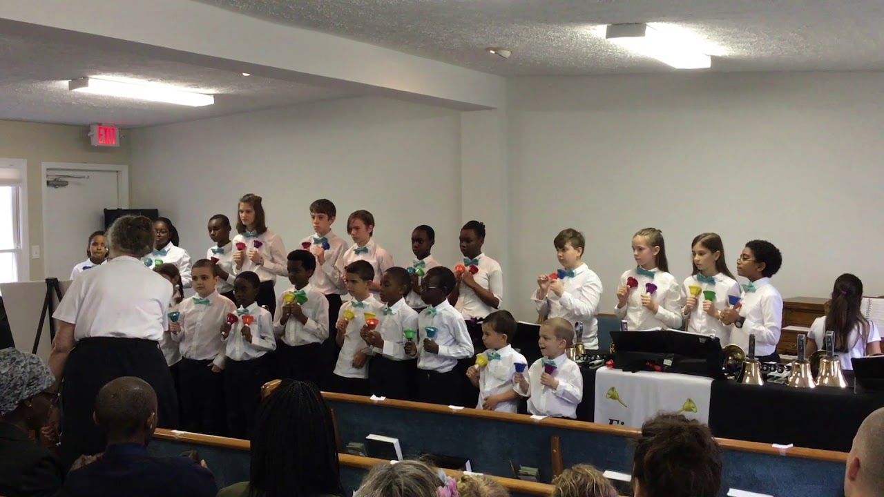 Five Oaks Junior Bells at Hillsborough April 7, 2019 “Crown Him With Many Crowns” - YouTube