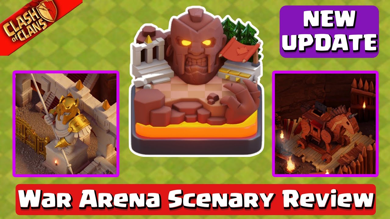 *War Arena Scenary* with original BGM | Clashflict | Clash of Clans ...