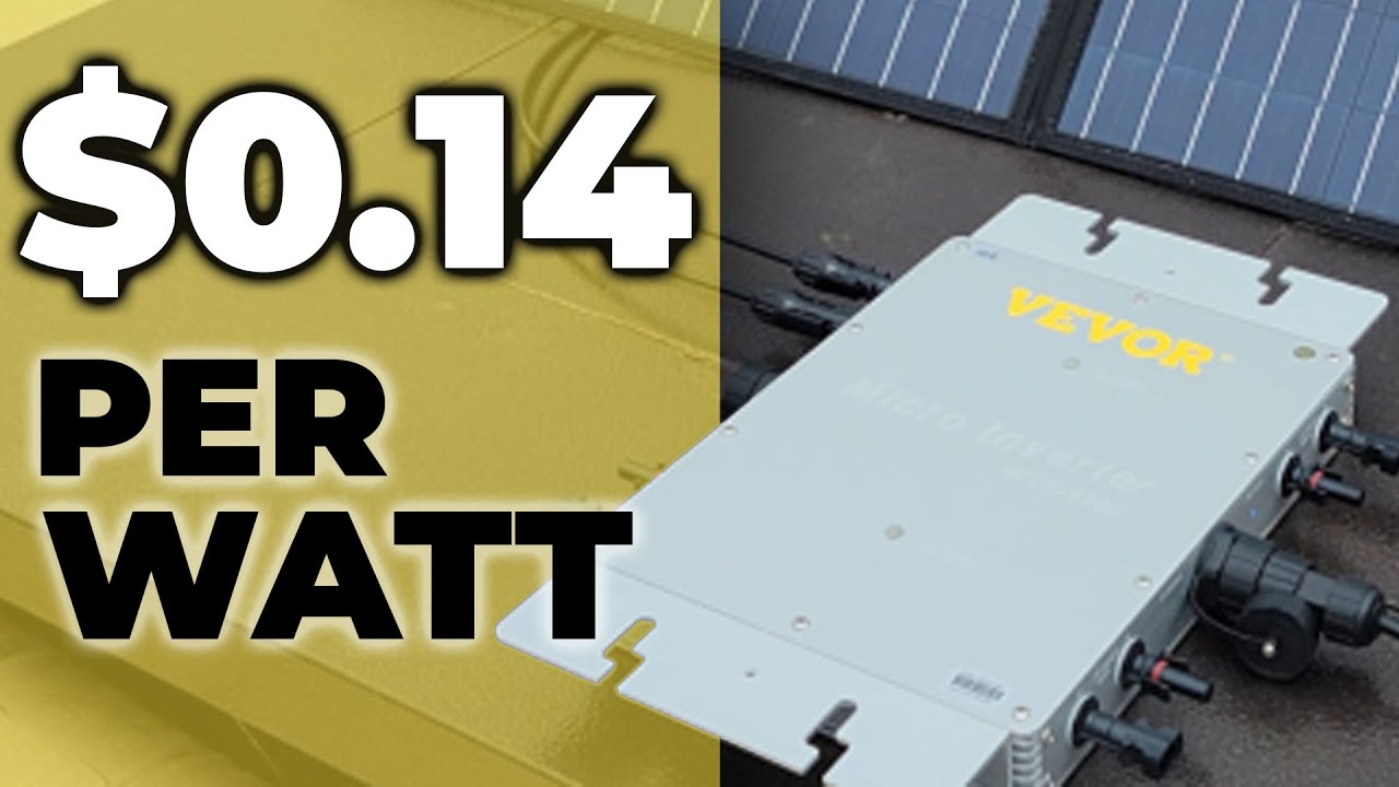 SUPER CHEAP - Vevor Micro Inverter 1200 watts - YouTube