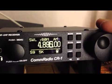 CommRadio CR-1: 60m Band Scan - YouTube