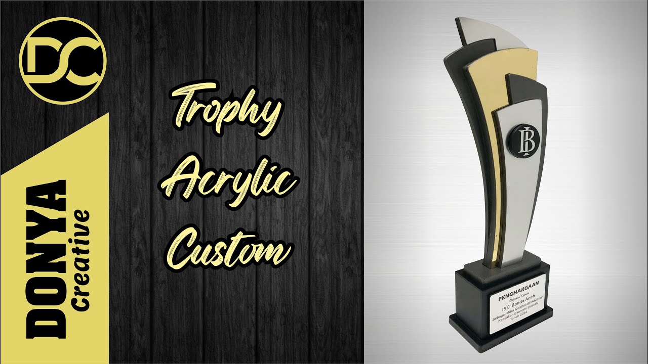 CARA MEMBUAT TROPHY AWARD GOLD SILVER REFLEKTIF | HOW TO MAKE A ...