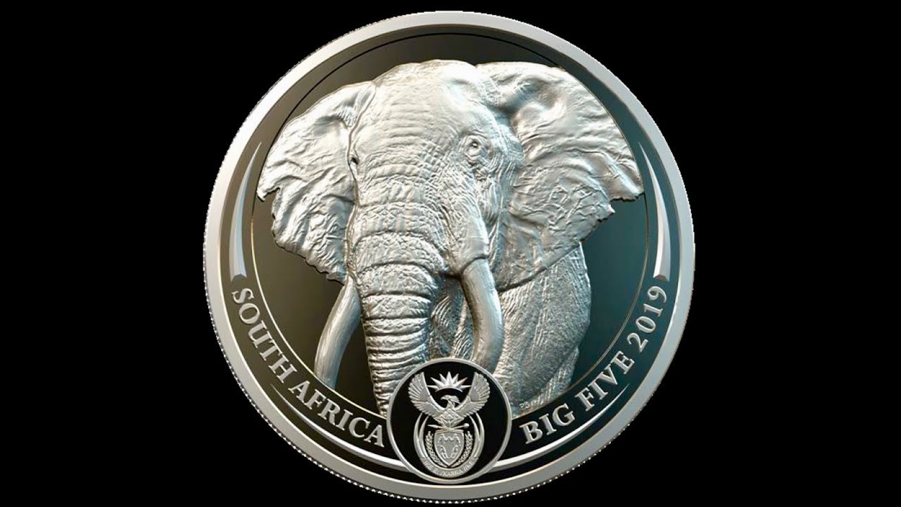 2019 SOUTH AFRICAN BIG FIVE ELEPHANT 1 OZ PLATINUM PROOF COIN - YouTube