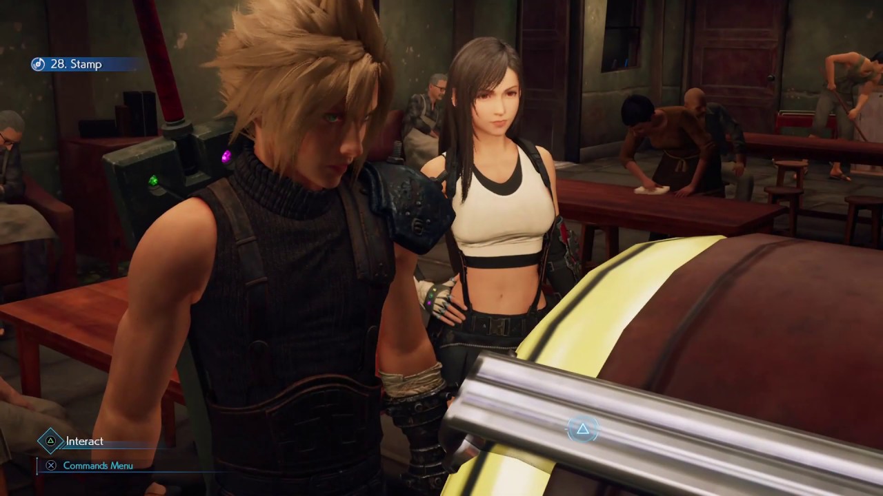 Final Fantasy VII Remake - Stamp song - Group dance - YouTube