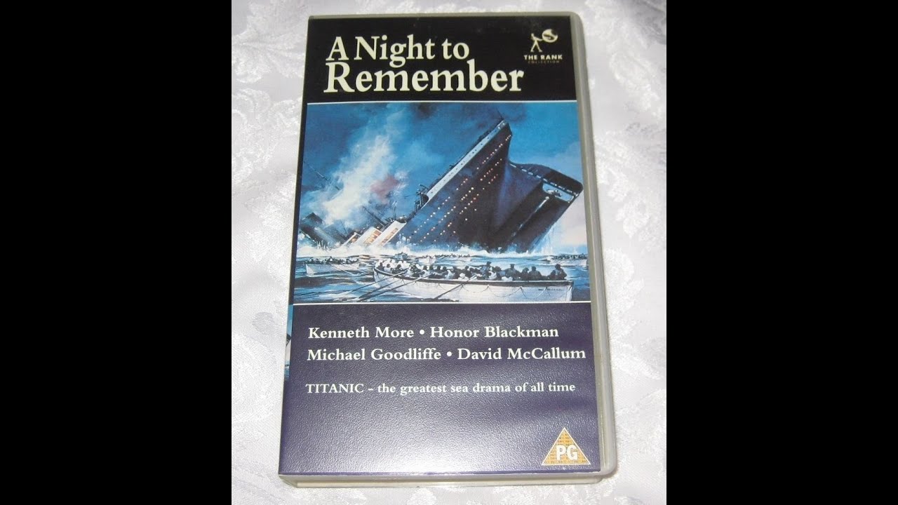 Original VHS Opening and Closing to A Night to Remember UK VHS Tape ...