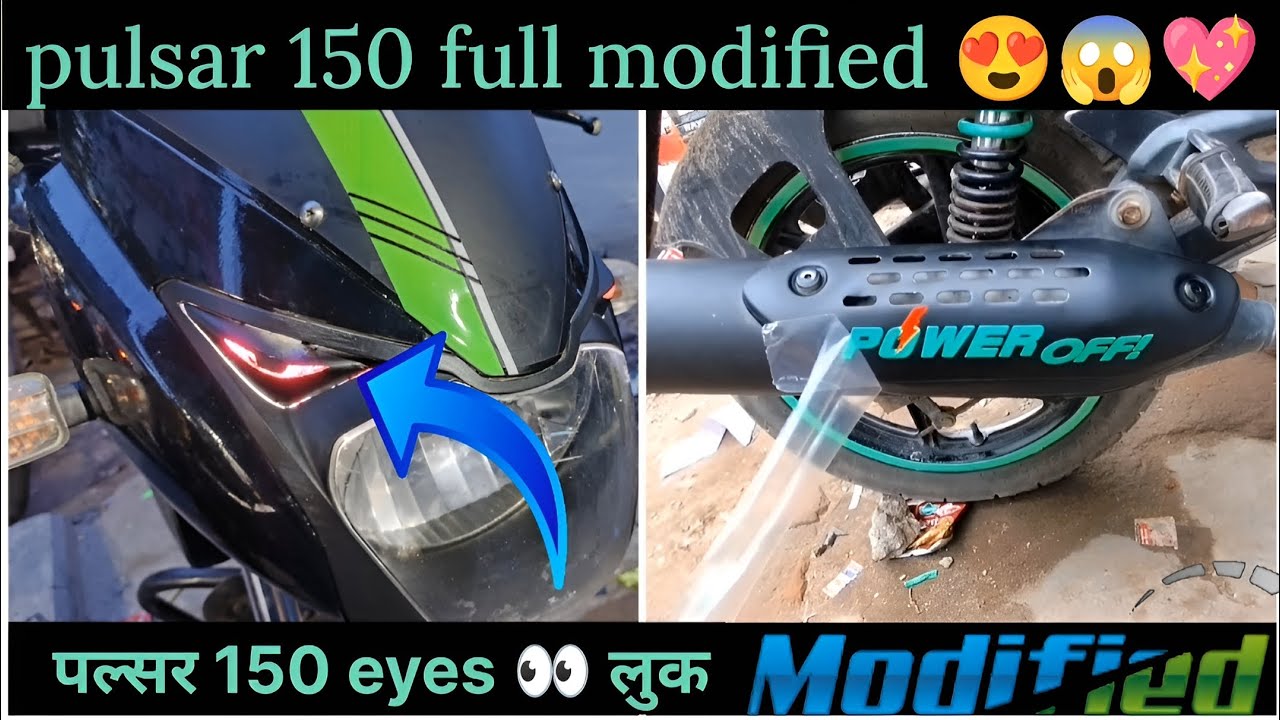 modified bajaj pulsar 150|pulsar 150 full modified|pulsar 150 - YouTube