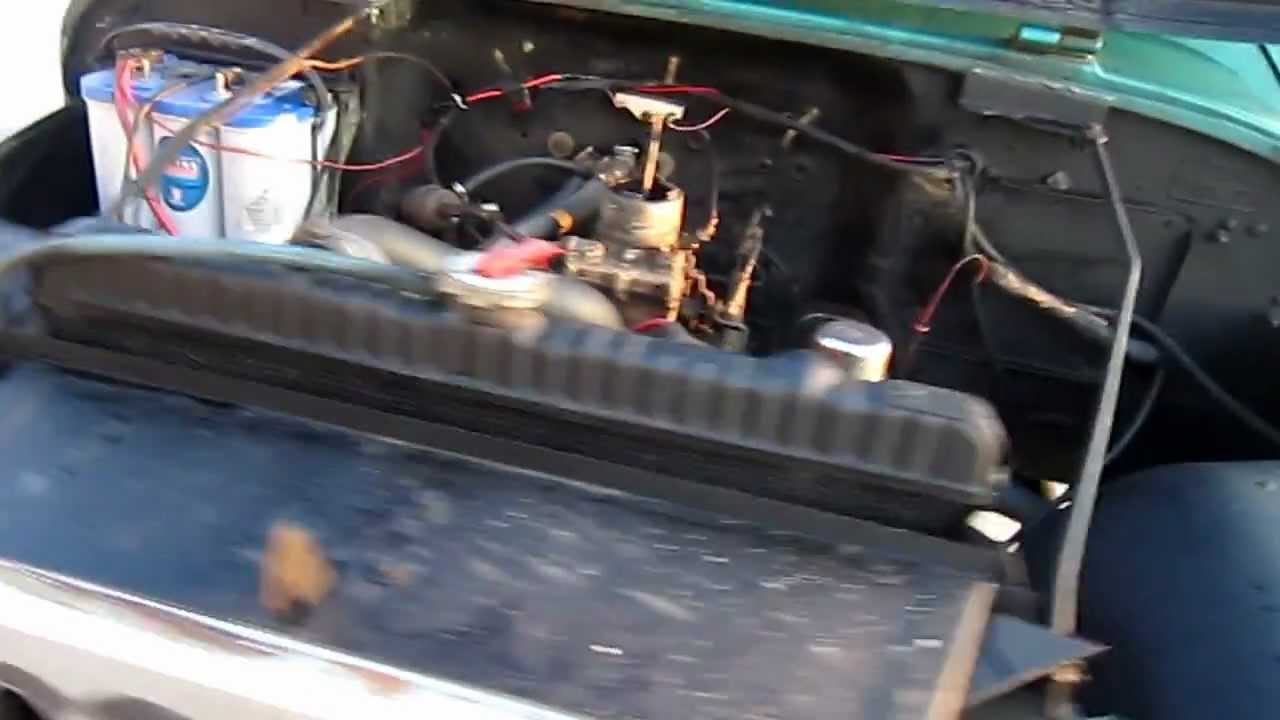 1971 Jeep Cj5 Dauntless V6 225 running - YouTube