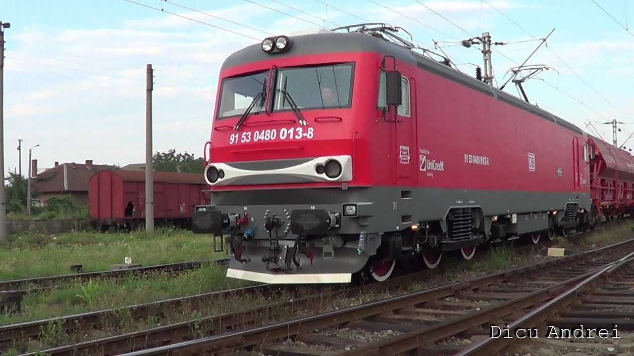 Private freight train DB Schenker 480-013-8 Softronic Transmontana ...