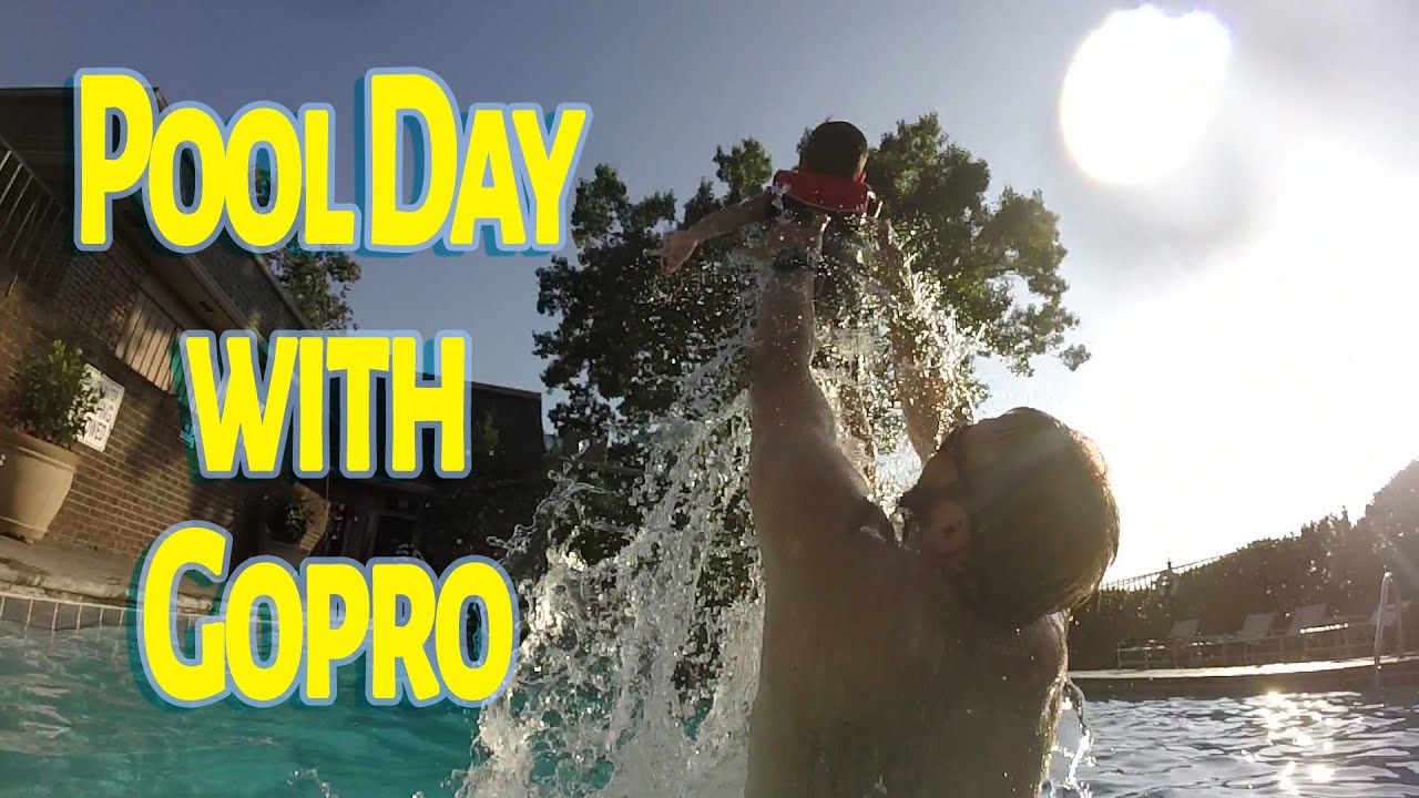Lawn Care After Hours - Pool Day with the GoPro - YouTube