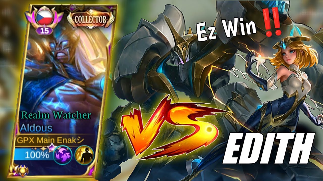 ALDOUS VS EDITH EZ WIN‼️| ALDOUS GAMEPLAY | MOBILE LEGENDS - YouTube