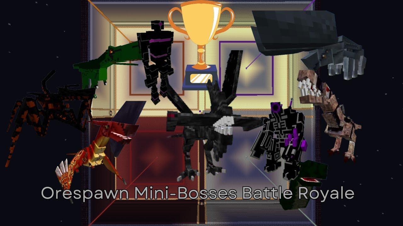 Orespawn Mini-Bosses Battle Royale | Minecraft 1.7.10 - YouTube