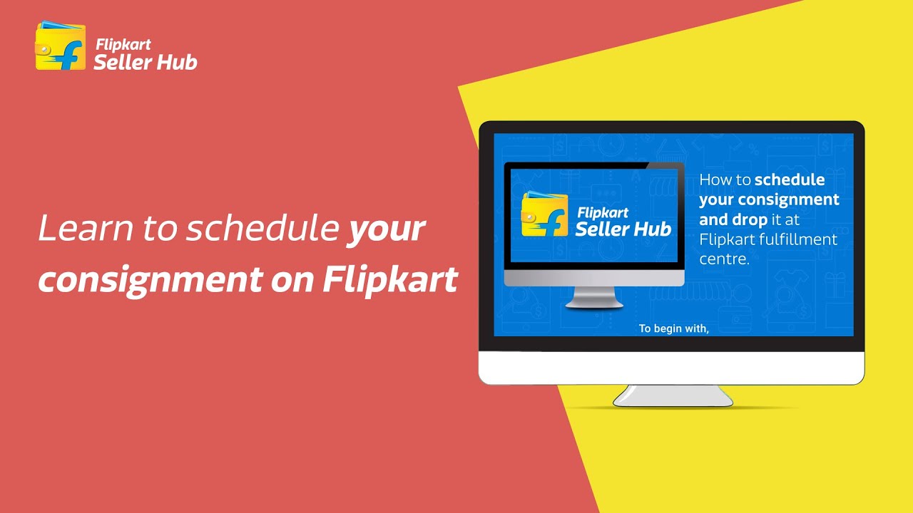 Learn to schedule and drop your consignment at Flipkart Fulfillment ...