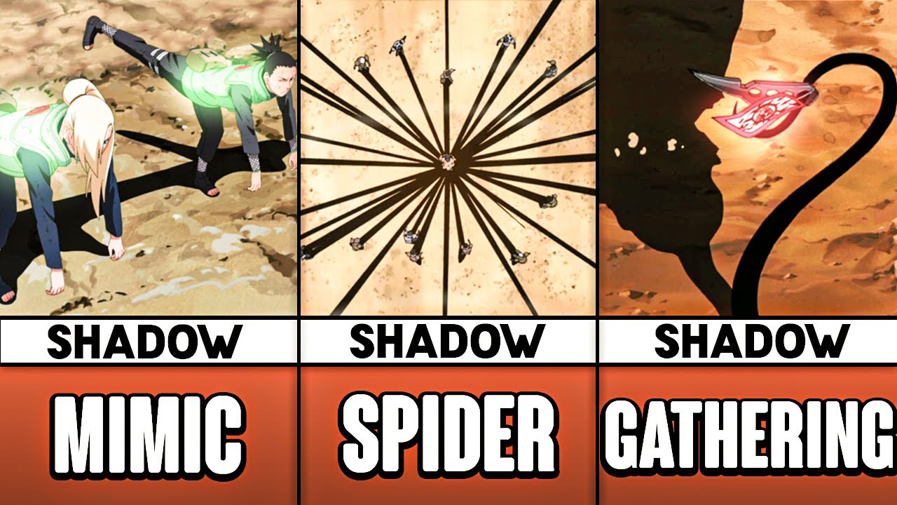 All Jutsus of the Nara Clan | Naruto Anime - YouTube