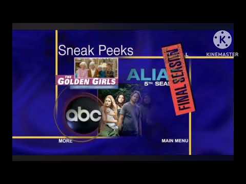 ABC Studios Sneak Peeks Menu (2006)
