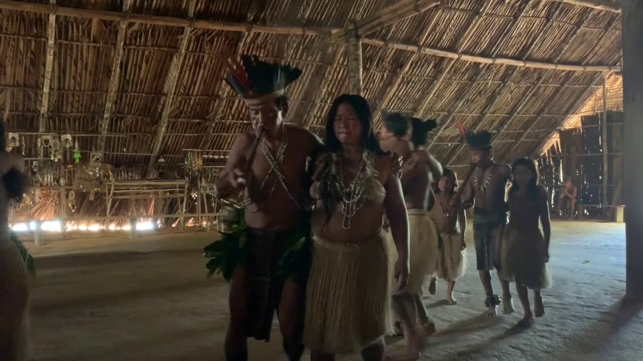Amazon village native tribe - YouTube