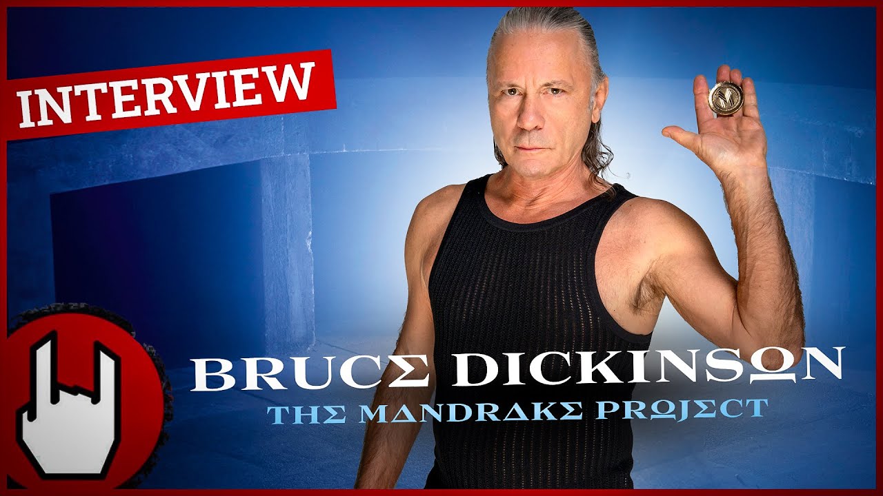 BRUCE DICKINSON über "The Mandrake Project" - EMP Interview - YouTube