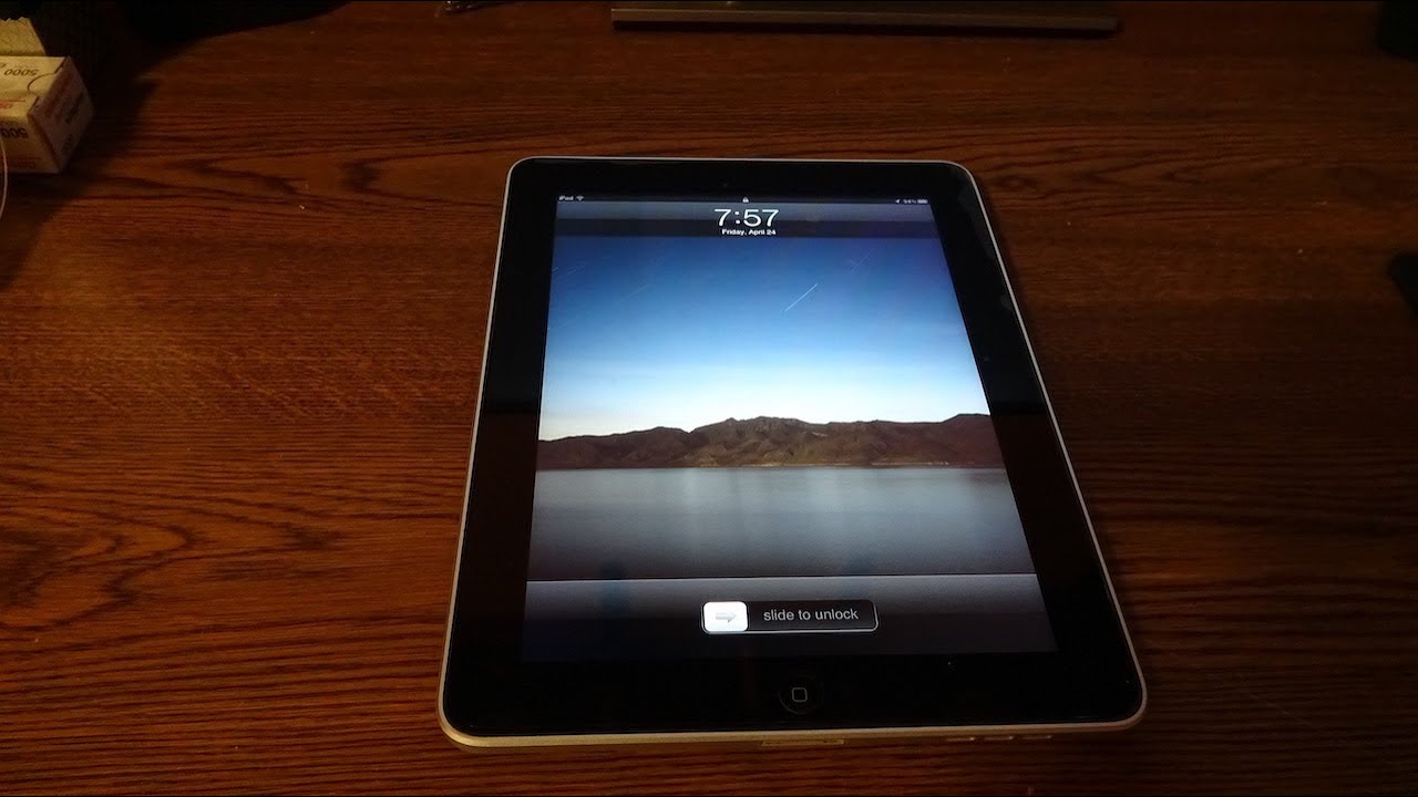 First iPad 10 years later - YouTube