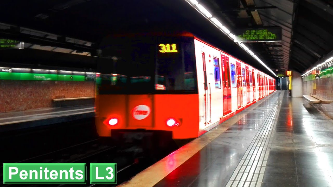 Penitents L3 : Metro de Barcelona ( TMB 2000 - 3000 ) - YouTube