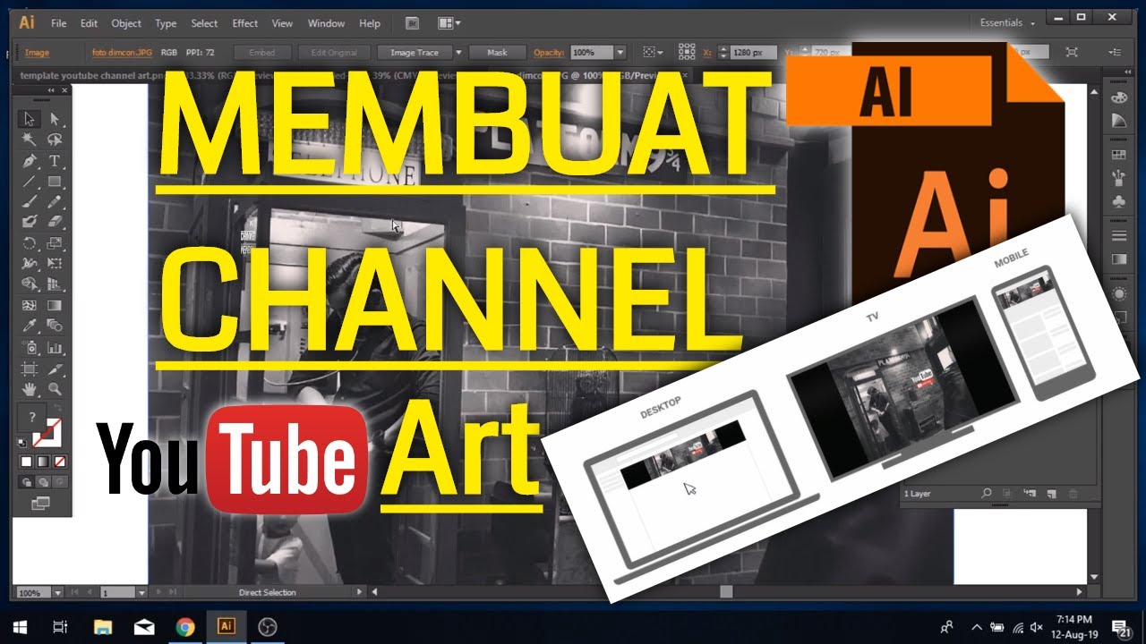 Cara membuat channel youtube art dengan ai - YouTube
