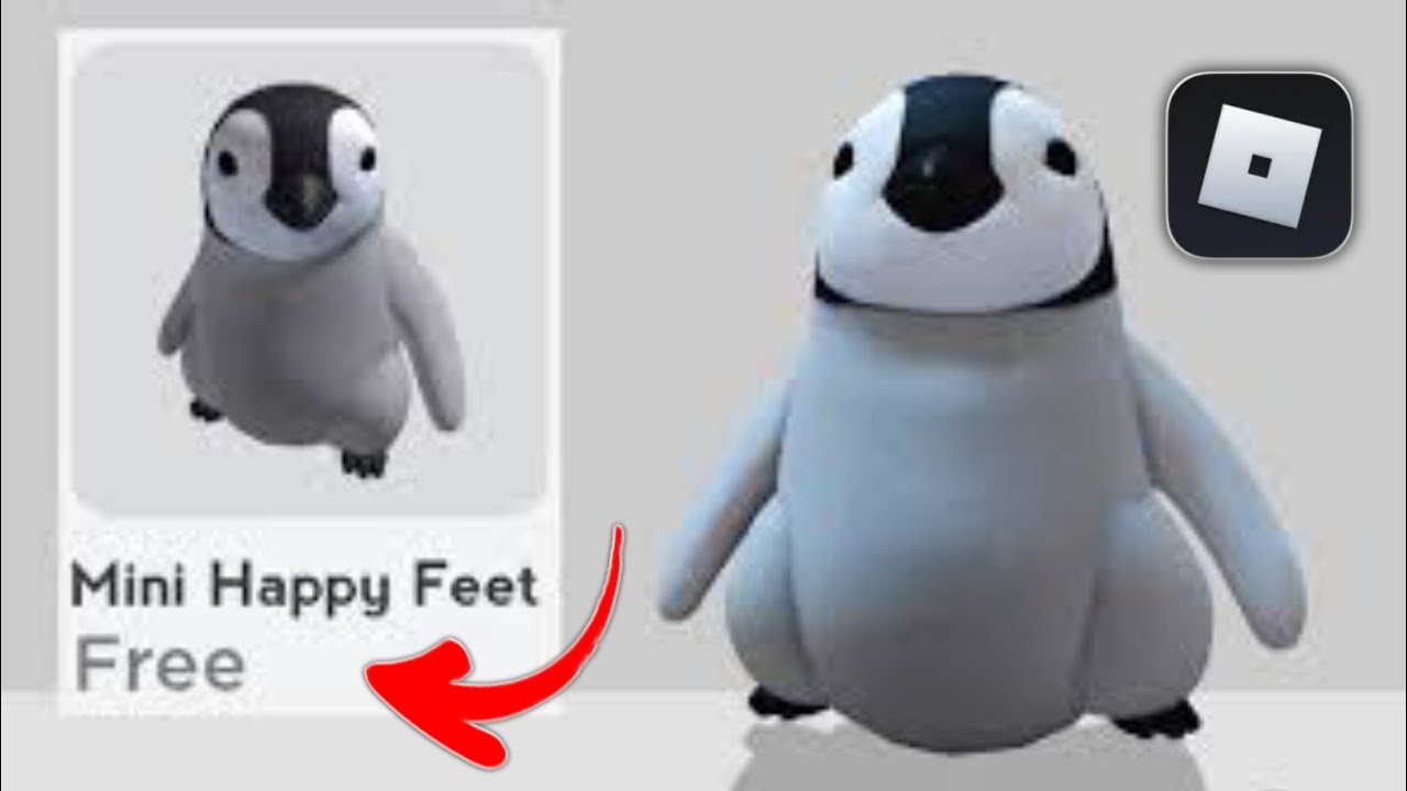 Como Obter Mini Happy Feet Grátis no Roblox || Itens Grátis no Roblox ...