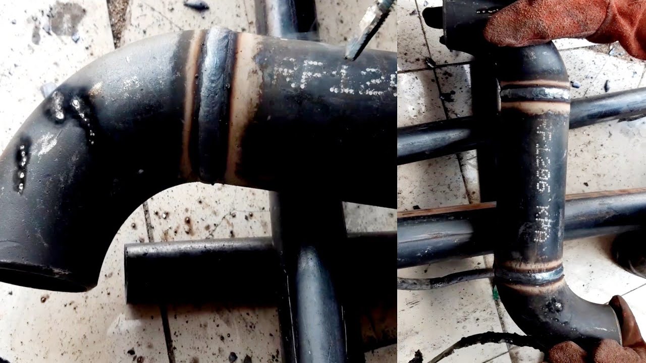 electric arc welding pipe line weld | 3" | - YouTube