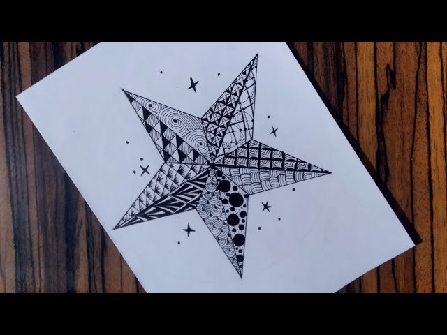 Zentangle Christmas Stars
