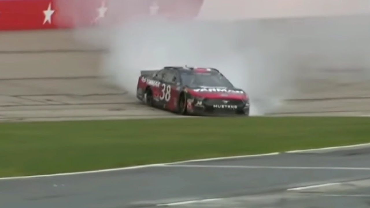 2020 NASCAR Atlanta crashes and spins - YouTube
