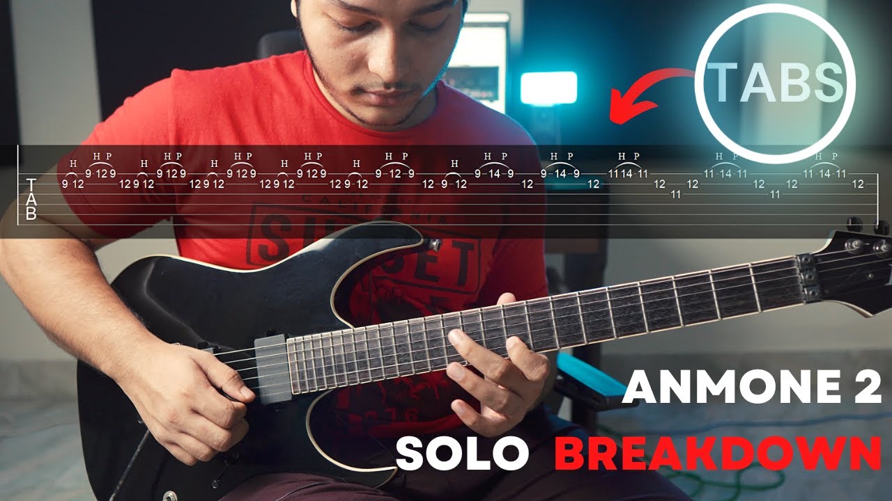 Aurthohin - Anmone 2 Solo Tutorial with Tabs. - YouTube