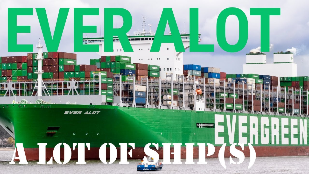 Shipspotting am Bubendey: EVER ALOT, CAP SAN MALEAS & Co. - YouTube