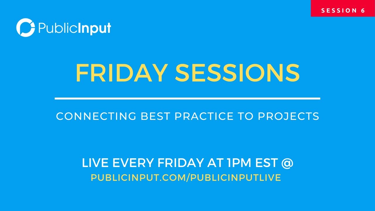PublicInput Live - Session 6: Ease Public Comment Management with Easy ...