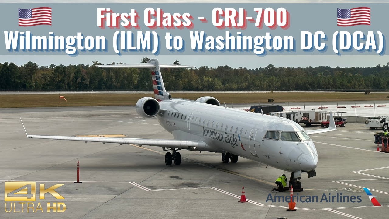American Eagle | CRJ-700 | First Class | Wilmington (ILM) to Washington ...