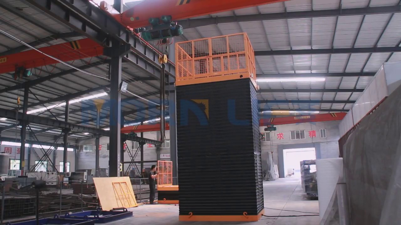 How to Lift the Scissor Lift Platform with Anti-Dust Cover Up and Down ...