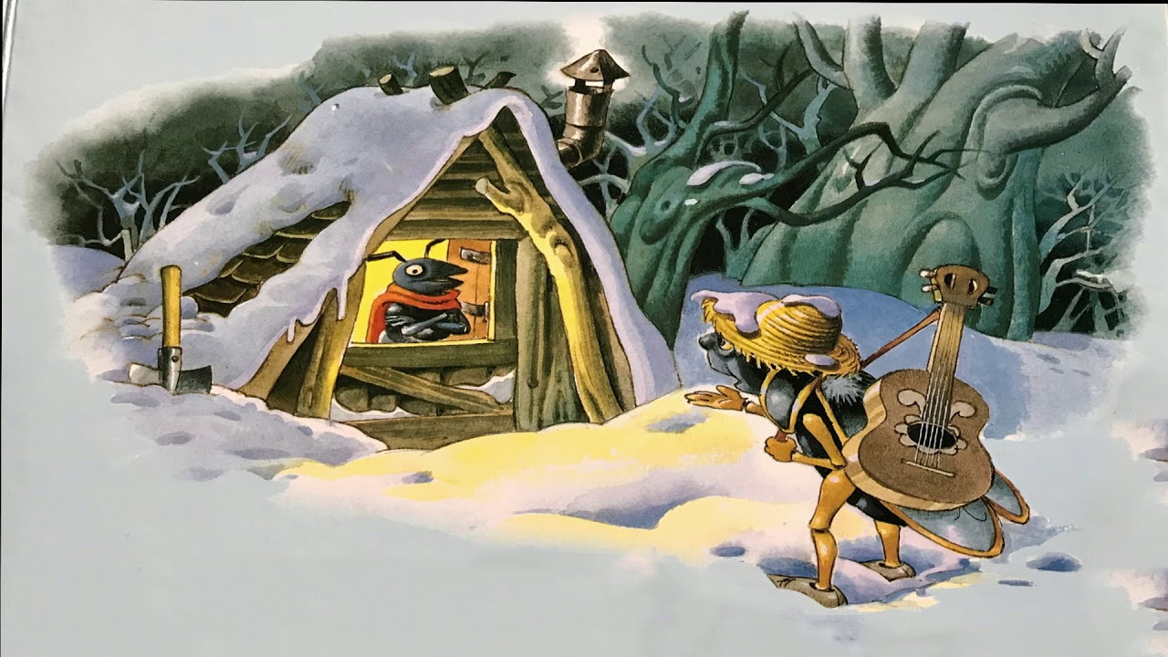 Greierele și Furnica, poveste în limba română | Povești Pentru Copii ...