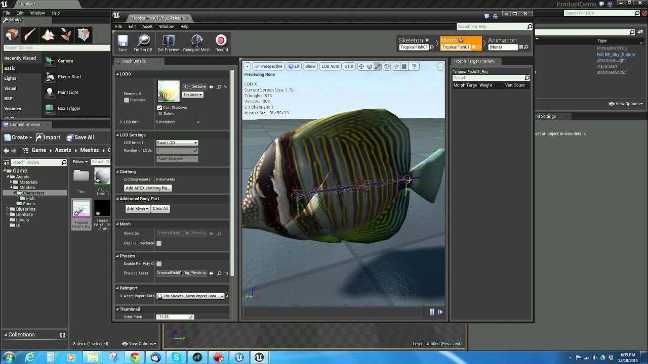 Modo to Unreal Engine 4 Episode 3 - Importing Animation into Unreal - YouTube
