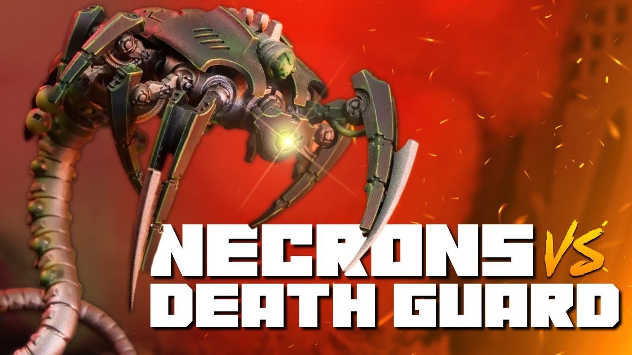 Necrons vs Death Guard - Warhammer 40k LIVE Battle Report - YouTube