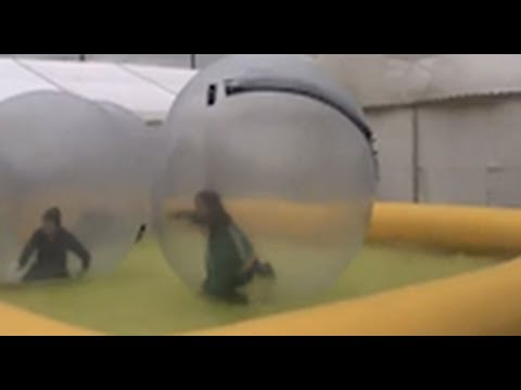 Water Zorb bubble ball fun! - YouTube