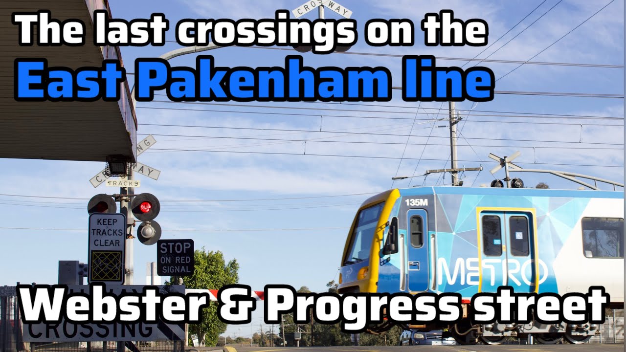 The last level crossings on the East Pakenham line featuring the ...