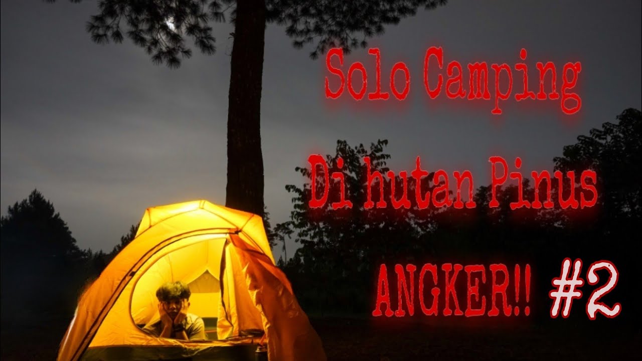 CAMPING DI HUTAN PINUS HOROR‼️ - YouTube