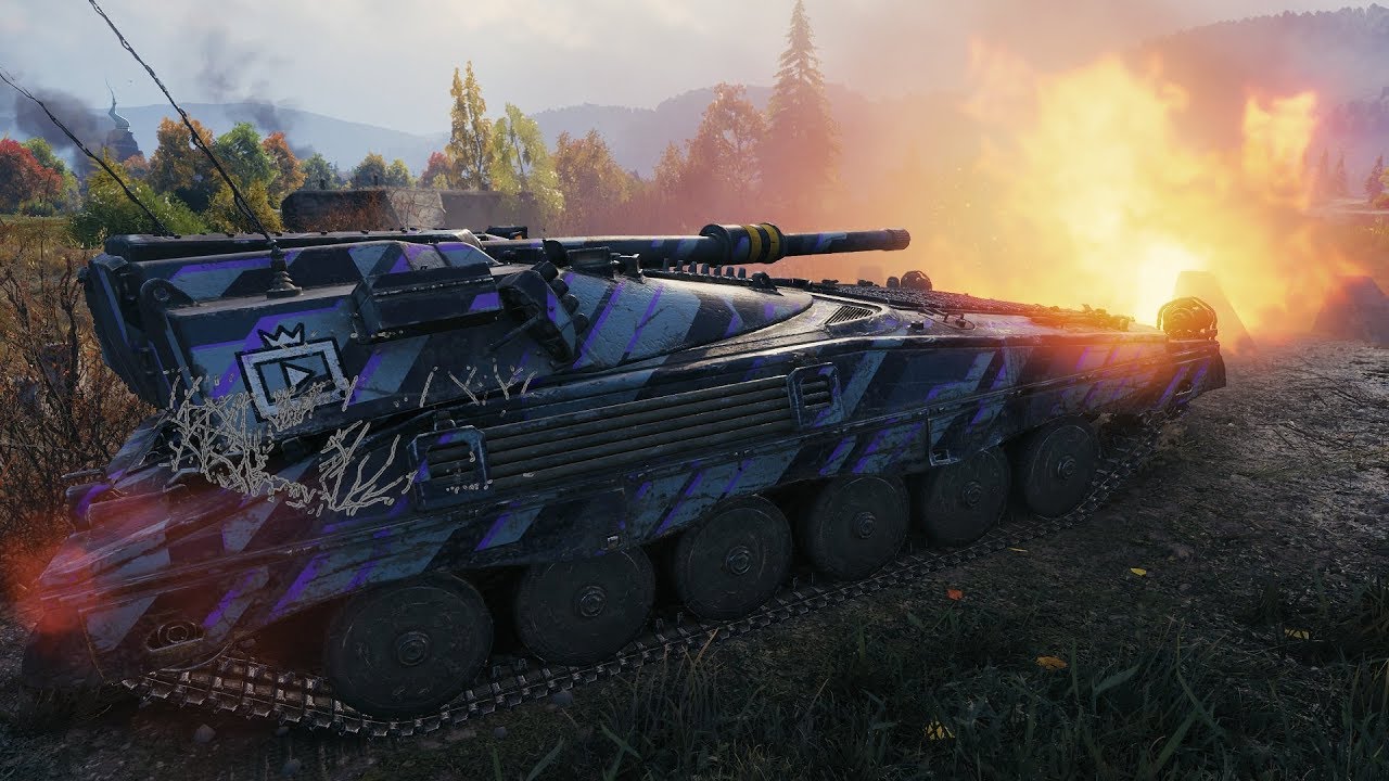 World of Tanks UDES 16 a Swedish tier 10 medium tank - YouTube