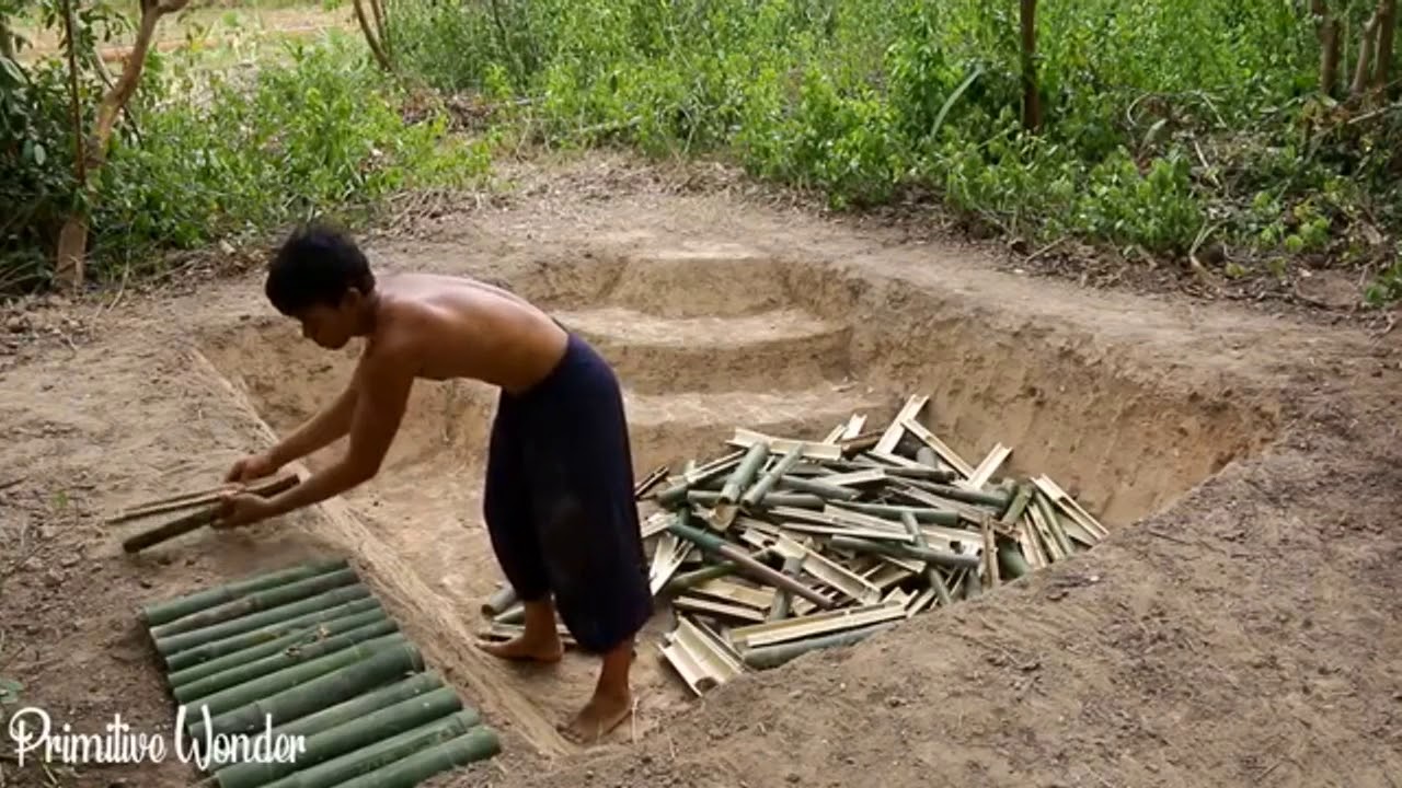 Man builds incredible things with a stick!! - YouTube