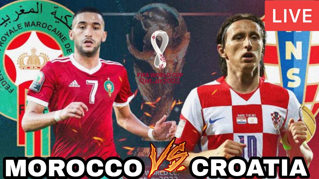 Croatia vs Morocco FIFA World Cup Qatar Live 2022 | Watch Along ...