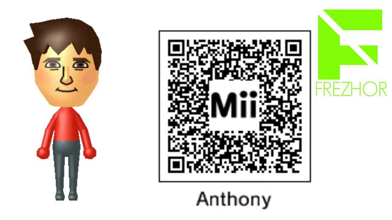 Mii Maker Anthony Padilla from Smosh Free giveaway QR Code Nintendo 3DS ...